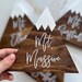 Mountain Table Numbers for Mountain Wedding Decorations for Mountain ...