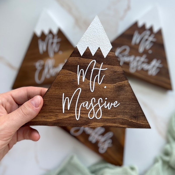 Mountain Table Numbers - Etsy