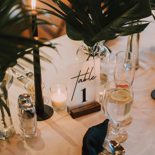 Acrylic Table Number - Etsy