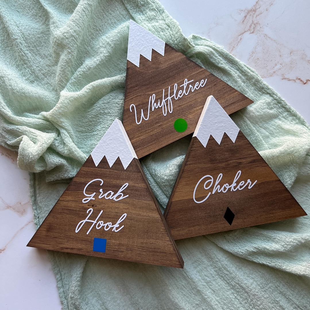 Mountain Table Numbers for Mountain Wedding Decorations for Mountain ...