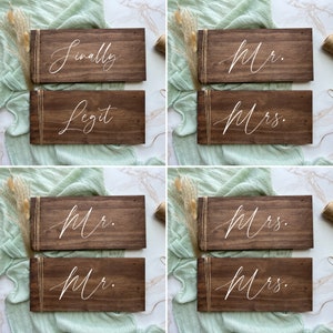 Backpack Signs Just Married Backpack Sign for Mountain Wedding ...