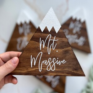 Mountain Table Numbers for Mountain Wedding Decorations for Mountain ...