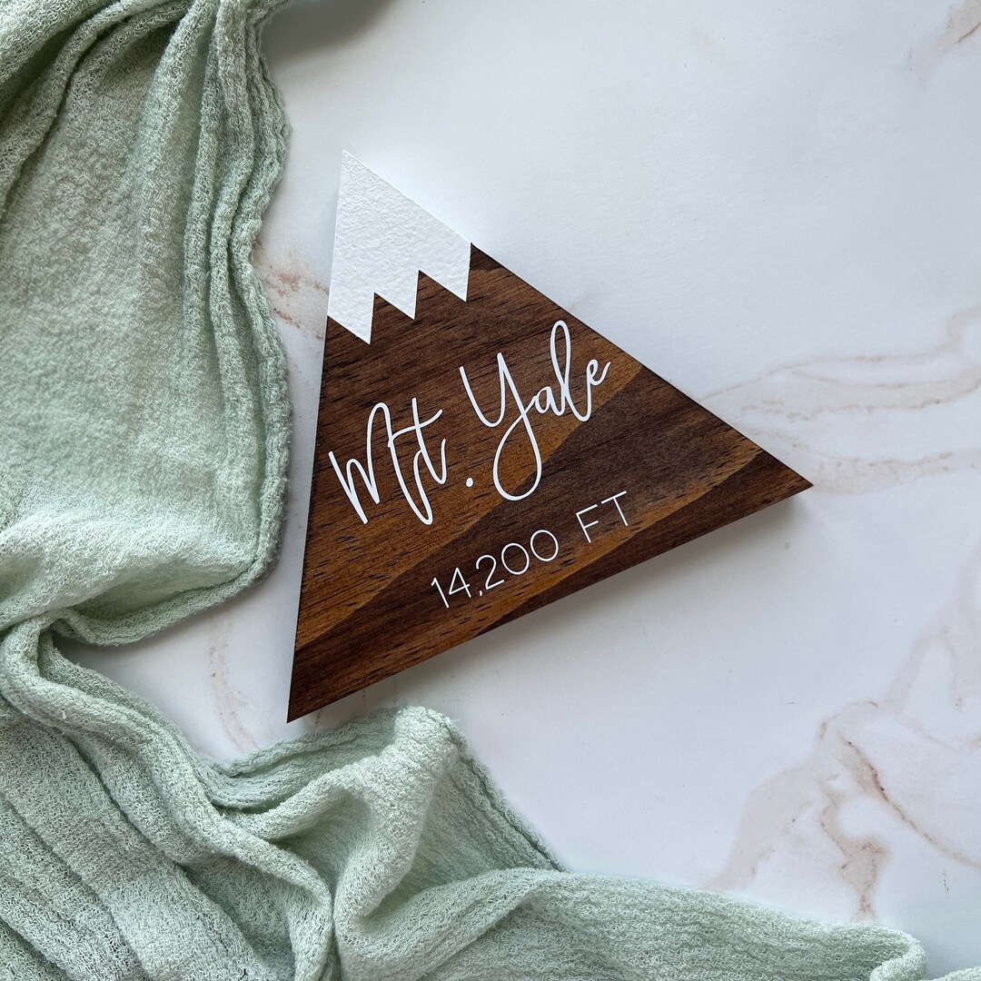 Mountain Table Numbers for Mountain Wedding Decorations for Mountain ...