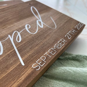 Backpack Signs Just Married Backpack Sign for Mountain Wedding ...