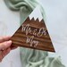 Mountain Table Numbers for Mountain Wedding Decorations for Mountain ...