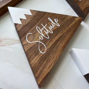 Mountain Table Numbers for Mountain Wedding Decorations for Mountain ...