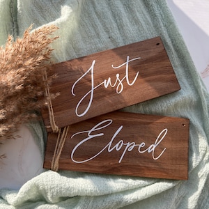 Just Married Sign - Etsy