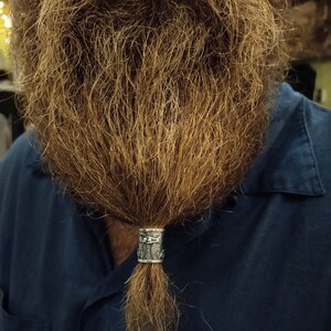 Sterling Silver Beard Beads Hair Beads Beard Jewelry Beard Accessories ...