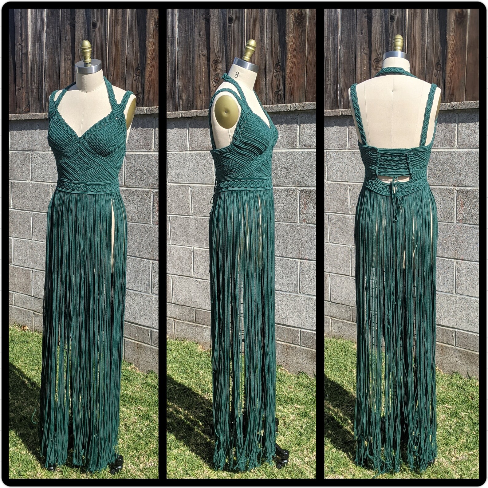 Macrame Dress Handmade Luxury Dress Unique Dress Goddess - Etsy