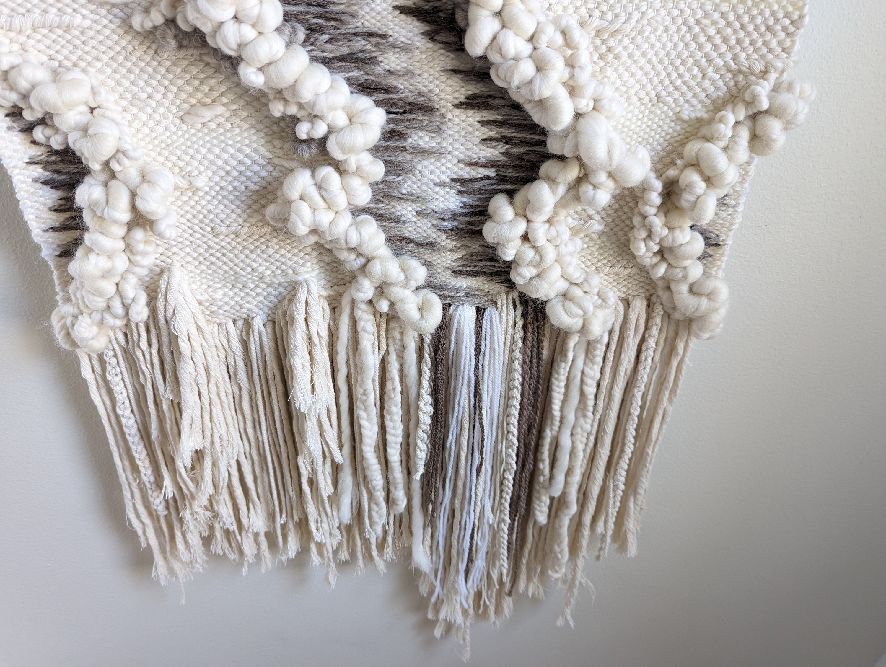 Birch Bark Inspired Wall Hanging, Handwoven Tapestry - Etsy