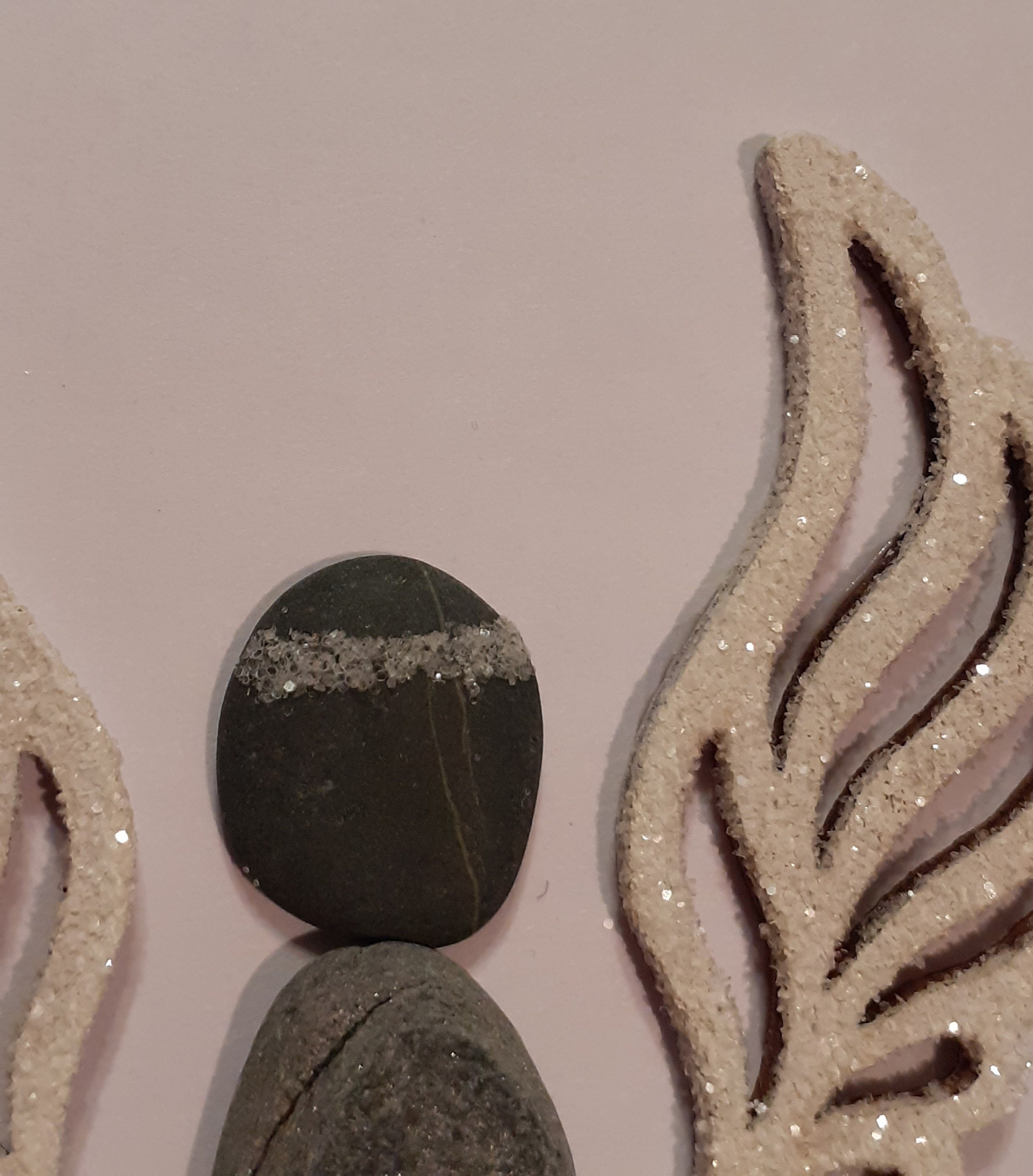 Scottish pebble art Angel picture Angels are always by your | Etsy