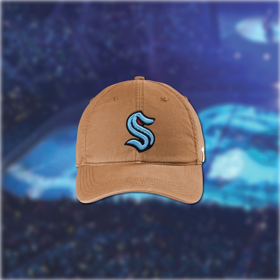 Seattle Kraken Hat Carhartt Velcro Strap Cap Hockey Gift - Etsy