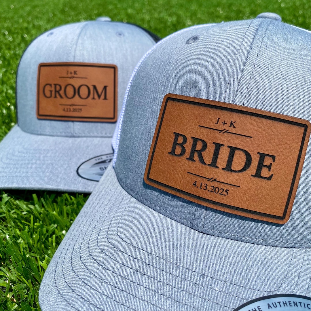 Custom Wedding Party Hats, Groom Hat, Bridal Party Wedding Hats, Best ...