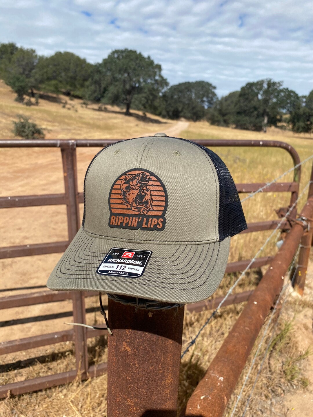 Bass Fishing Hat Rippin' Lips Fishing Hat Fishing Gift for Dad, Husband ...