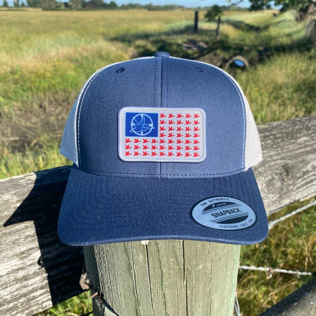 Duck Hunting Hat, American Flag Duck Hunting Cap, Duck Hat, Waterfowl ...