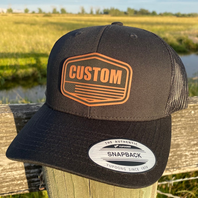 Personalized Patch Hat, USA Custom Cap, American Flag Patch Hat ...