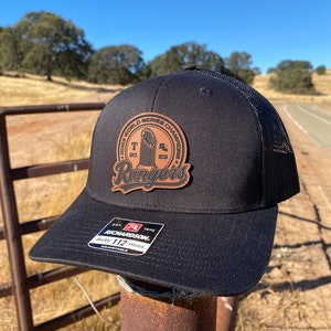 Texas Rangers World Series Hat, 2023 World Series Champions Leather ...