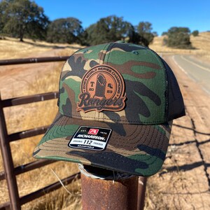 Texas Rangers World Series Hat, 2023 World Series Champions Leather ...