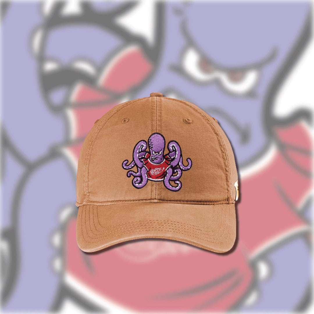 Red Wings Hat, AL the Octopus Carhartt Cap - Hockey Gift - Etsy