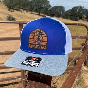 Bass Fishing Hat Rippin' Lips Fishing Hat Fishing Gift for Dad, Husband ...