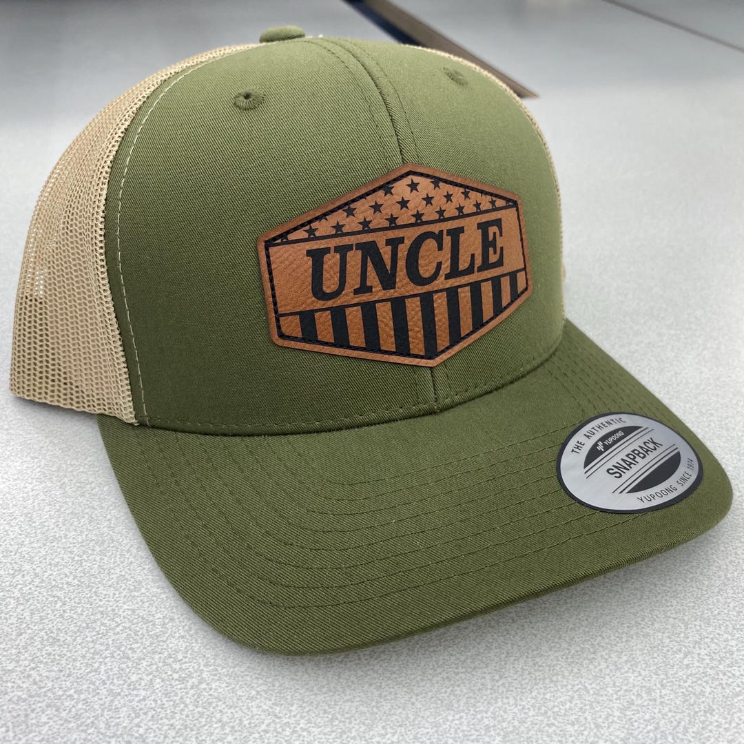Uncle Hat, Uncle Patch Cap, Uncle Birthday Gifts, Personalized Gifts ...