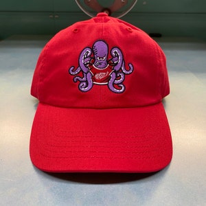 Red Wings Hat - Dad Hat - Octopus Cap - Hockey Gift - Etsy