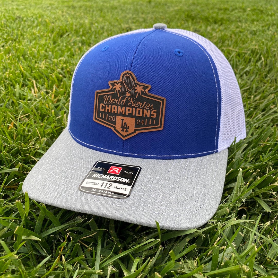 Dodgers World Series Hat, 2024 MLB Champions, LA Dodgers Patch Hat, Los ...