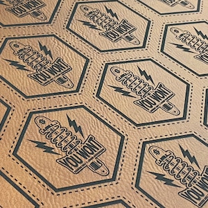 Custom Leatherette Patches - Personalize Leatherette Patches With Your ...