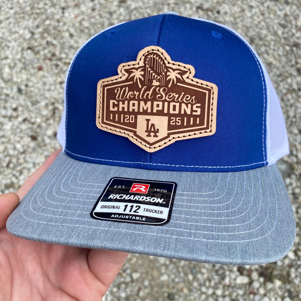 Dodgers World Series Hat, 2025 MLB Champions, LA Dodgers Patch Hat, Los ...