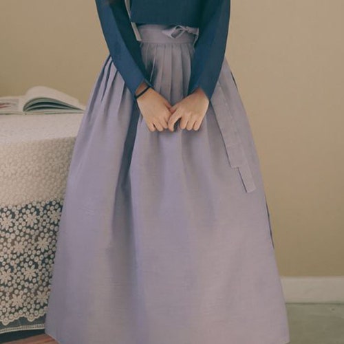 Hanbok Woman Cover Rap Skirt Chima Korea Modernized Daily | Etsy