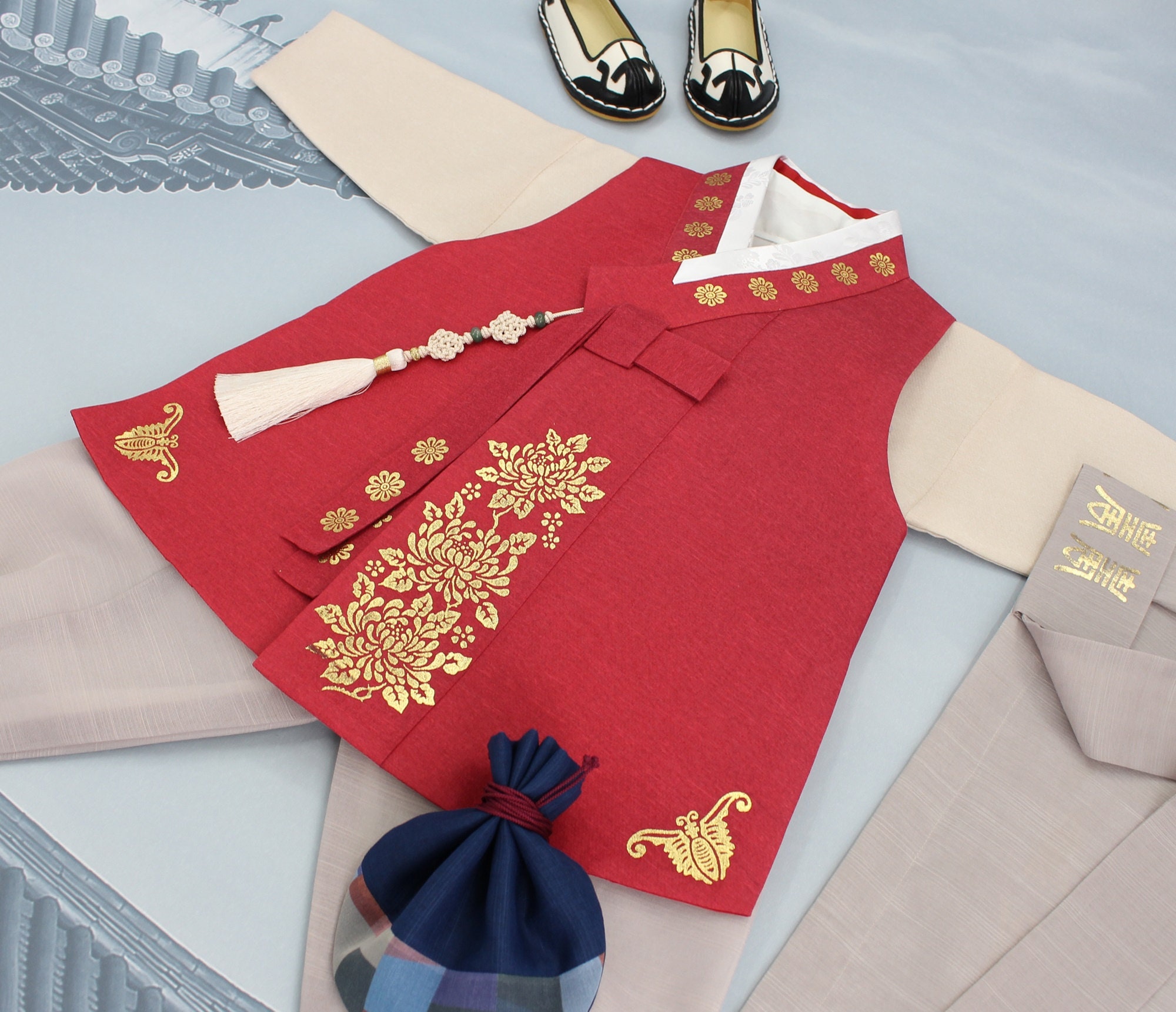 Boy Baby Hanbok First Birthday Party Celebrations Korean - Etsy