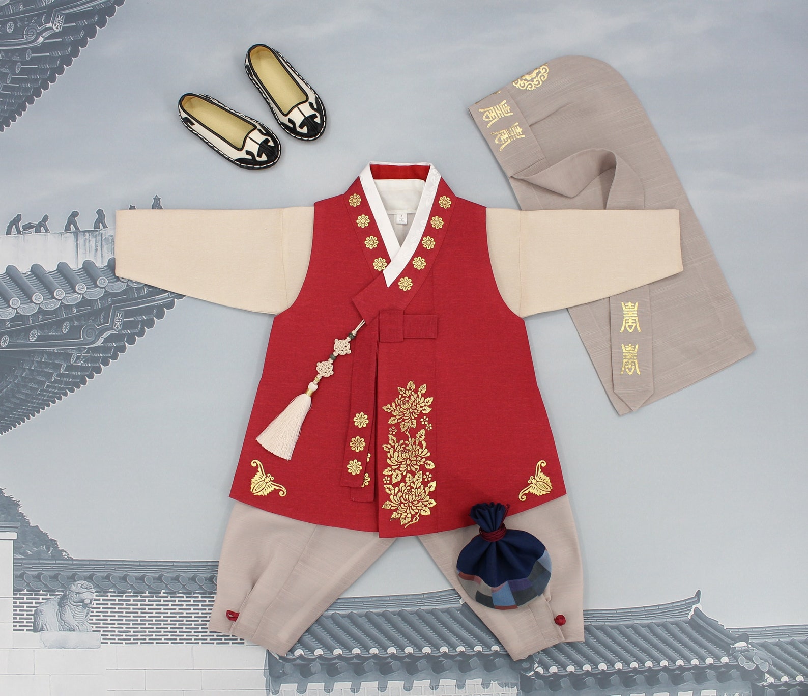 Boy Baby Hanbok First Birthday Party Celebrations Korean - Etsy