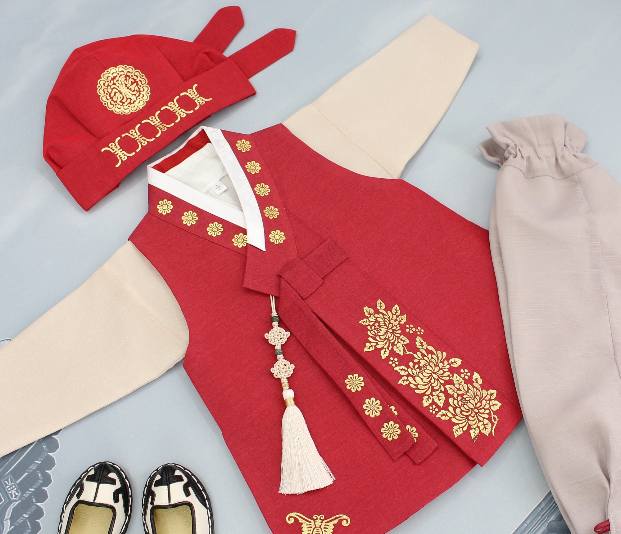 Boy Baby Hanbok First Birthday Party Celebrations Korean - Etsy