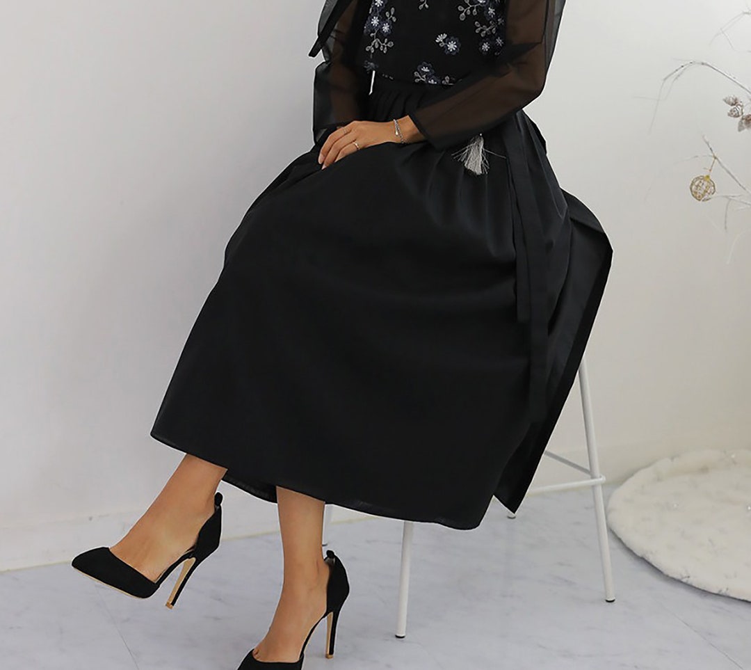 Hanbok Skirt Chima Wrap Design Modern Daily Hanbok Traditional Casual ...