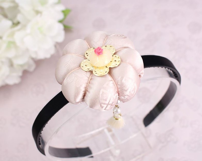 Girl Hanbok Hair Accessory BASSI band head piece Korea | Etsy