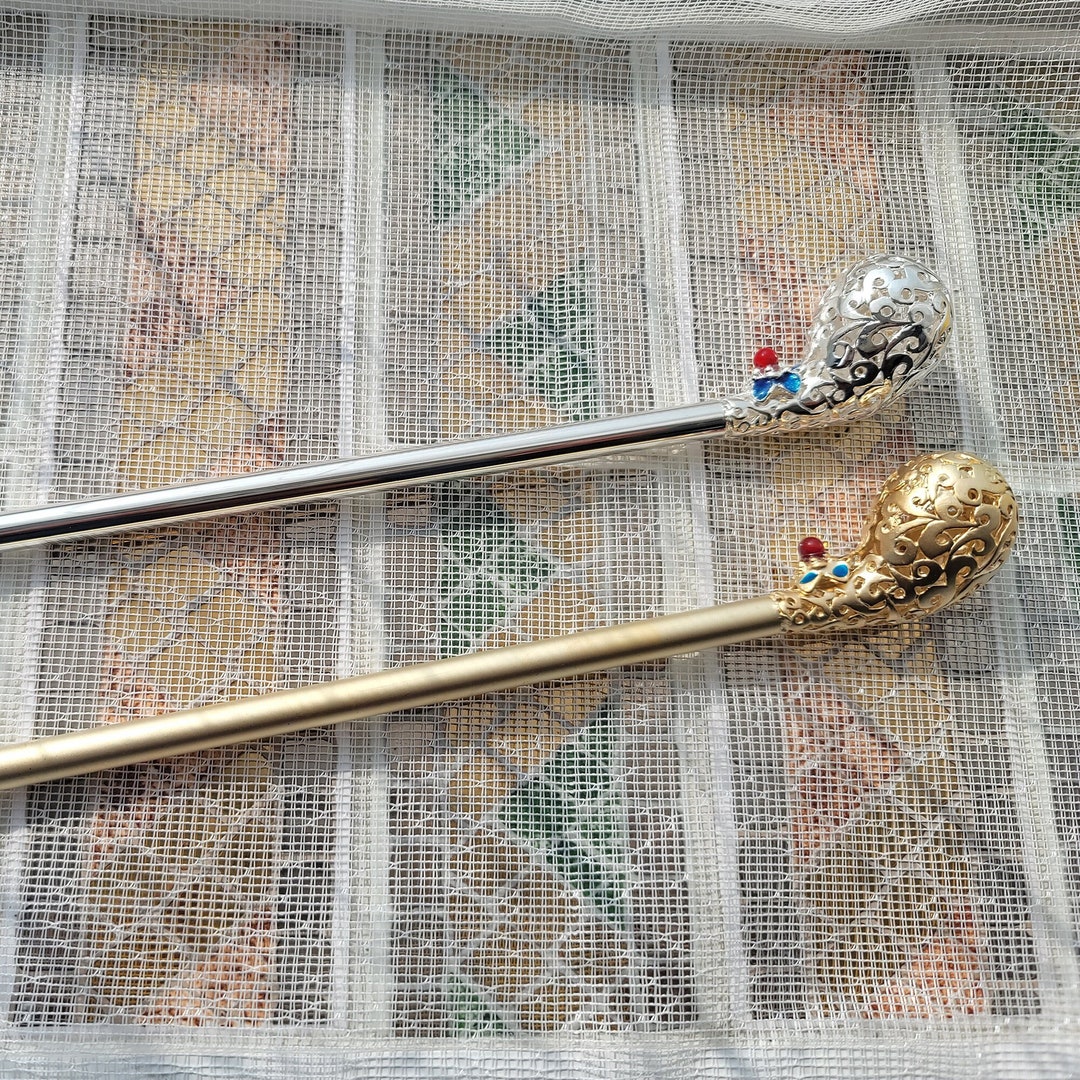 Women Korean Traditional Hair Pin Binyeo Stick Accessory Female Hanbok ...