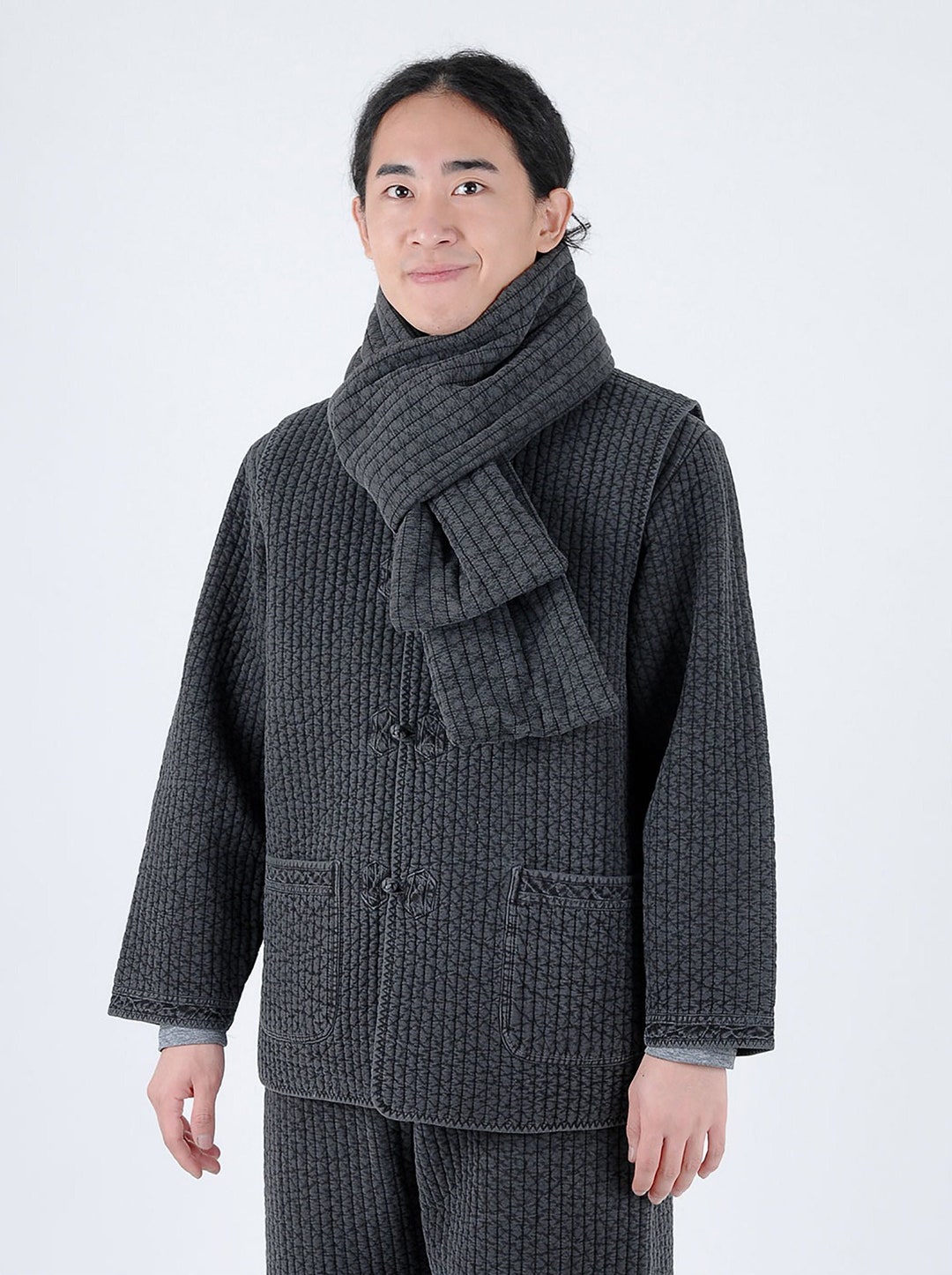 Modern Hanbok Daily Casual Fall Winter Quilted Fabric Warm Top Hanbok ...