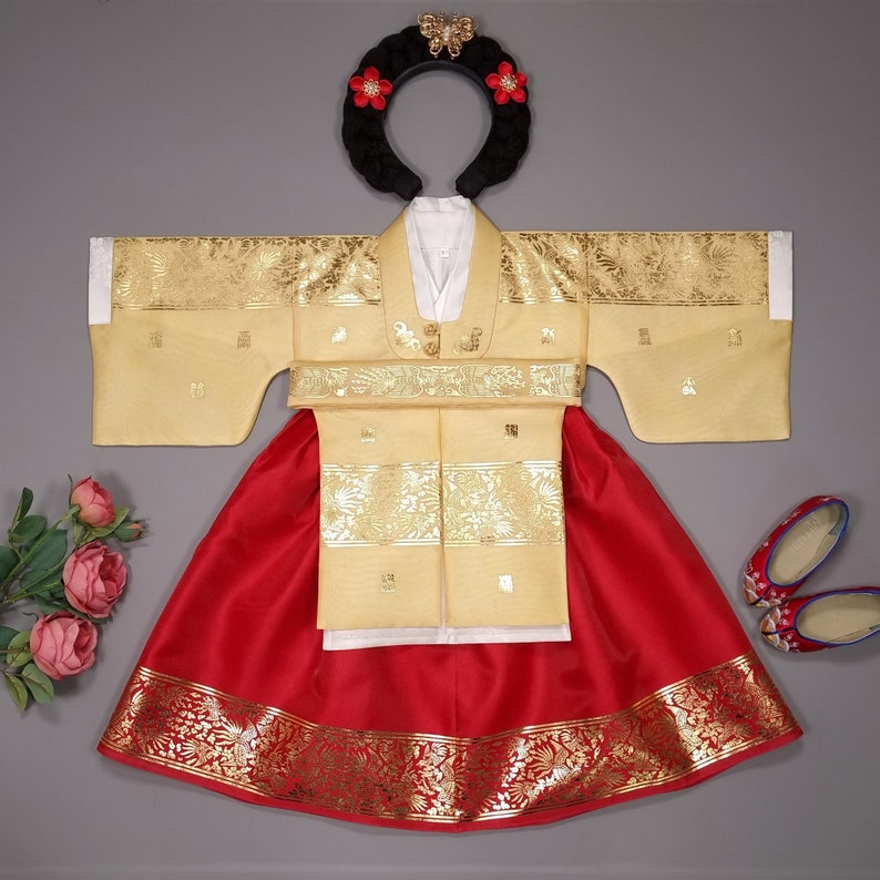 Premium Hanbok 1 Age Dol Party Baby Girl Korea Traditional - Etsy
