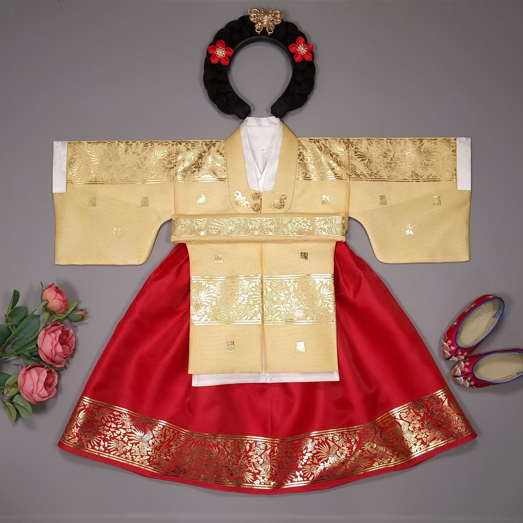 Premium Hanbok 1 Age Dol Party Baby Girl Korea Traditional - Etsy