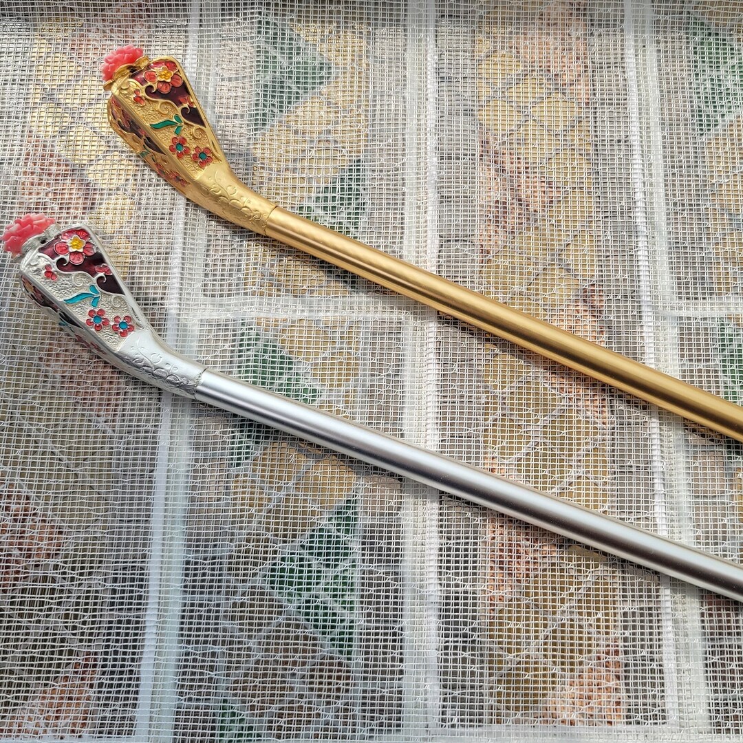 Women Korean Traditional Hair Pin Binyeo Stick Accessory - Etsy