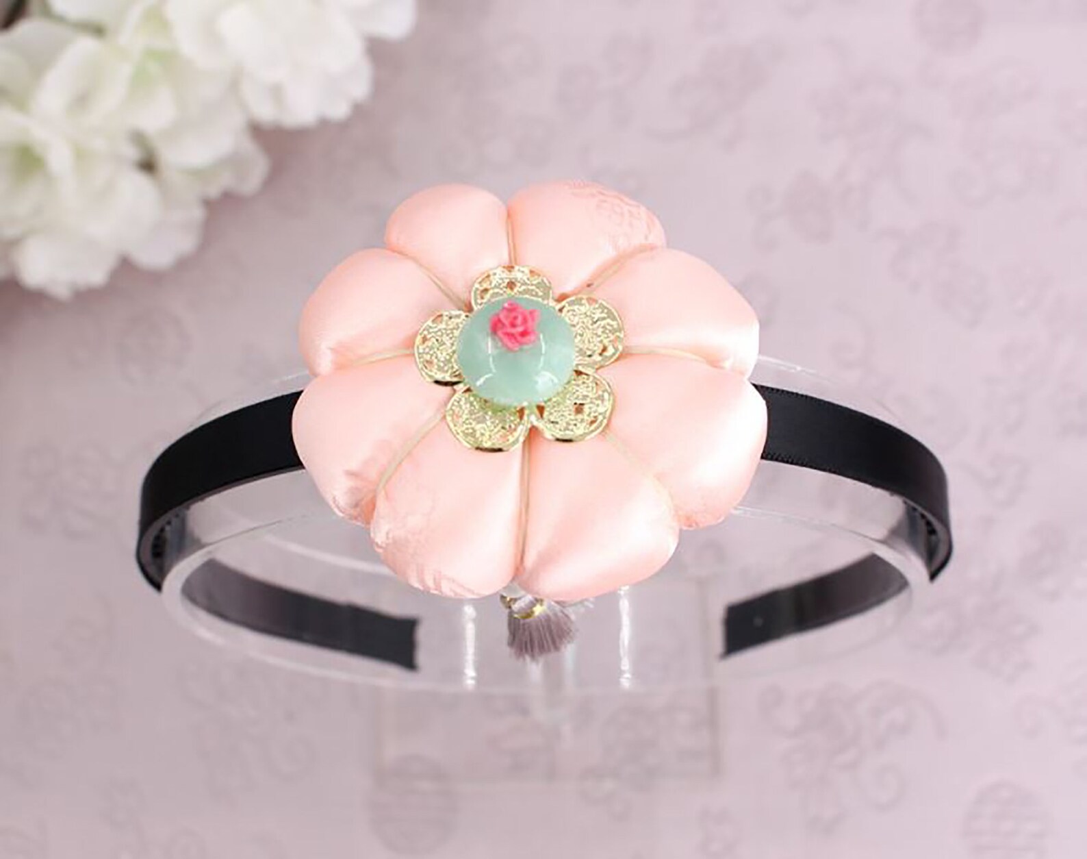 Girl Hanbok Hair Accessory BASSI band head piece Korea | Etsy