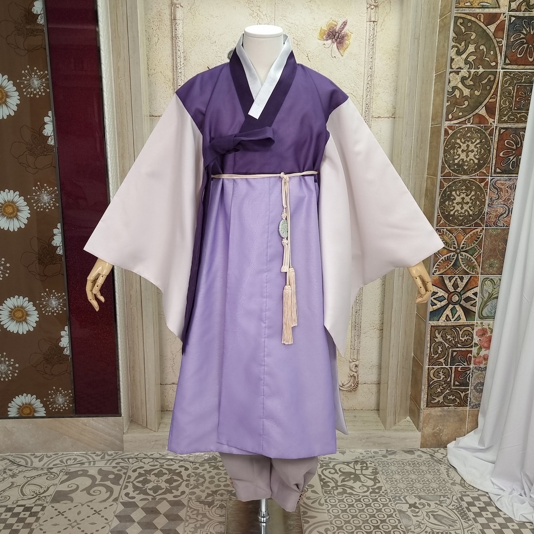 Man Hanbok Male Korea Traditional Clothes Durumagi 두루마기 Premium Fabric ...