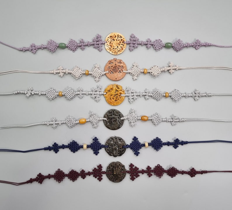 Adult Man Hanbok Belt Korea Traditional Strap Real Jade Belt - Etsy