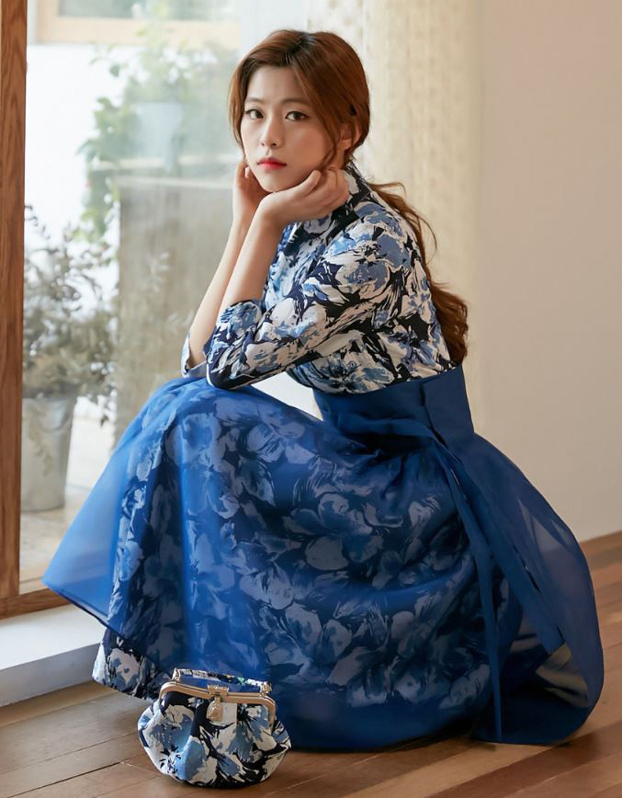 Hanbok Woman Cover Rap Skirt Chima Korea Modernized Daily - Etsy