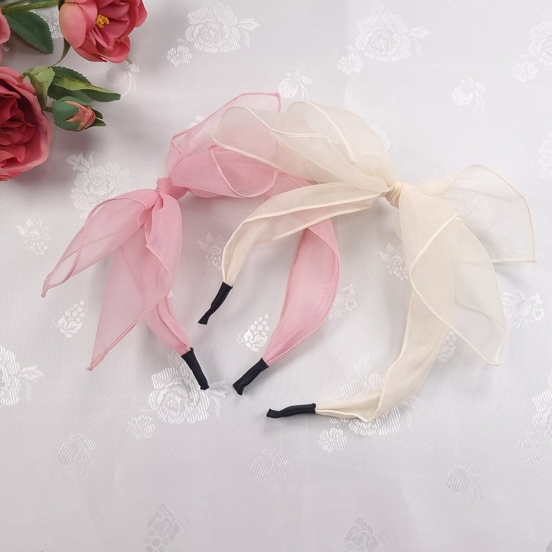 Girl Dress Hanbok Hair Accessory Big Ribbon Korea Traditional First ...