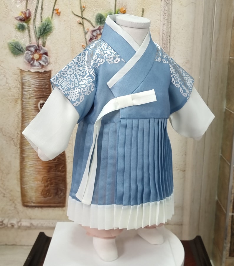 Prince Hanbok Baby Boy Clothing Sky Blue Korea Traditional - Etsy