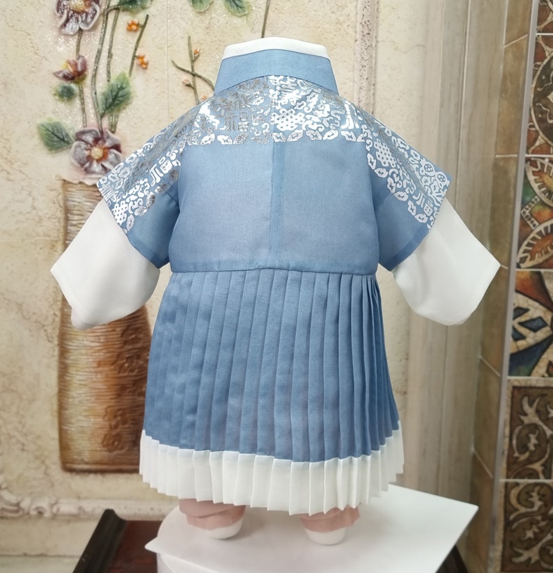 Prince Hanbok Baby Boy Clothing Sky Blue Korea Traditional - Etsy