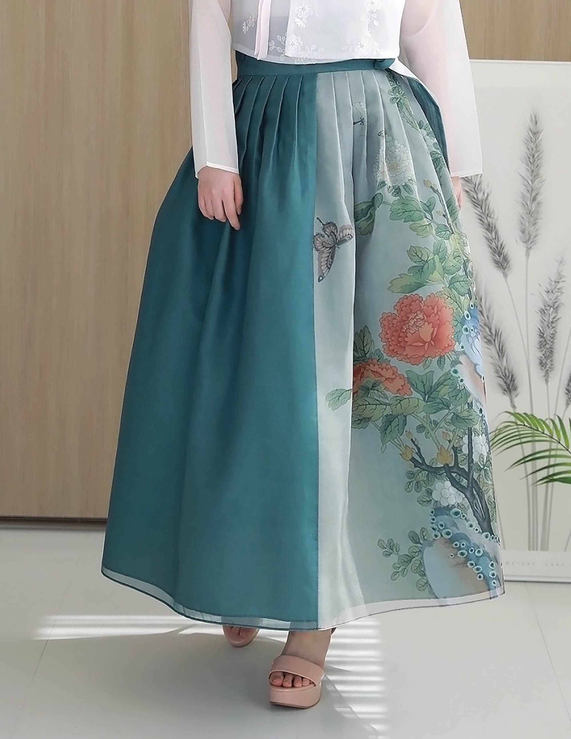 Hanbok Skirt Chima Wrap Design Modern Daily Hanbok Traditional - Etsy
