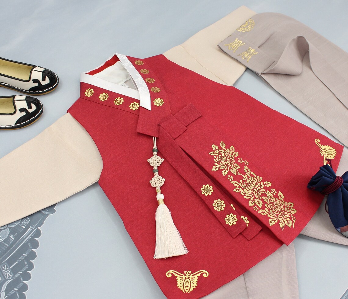 Boy Baby Hanbok First Birthday Party Celebrations Korean - Etsy