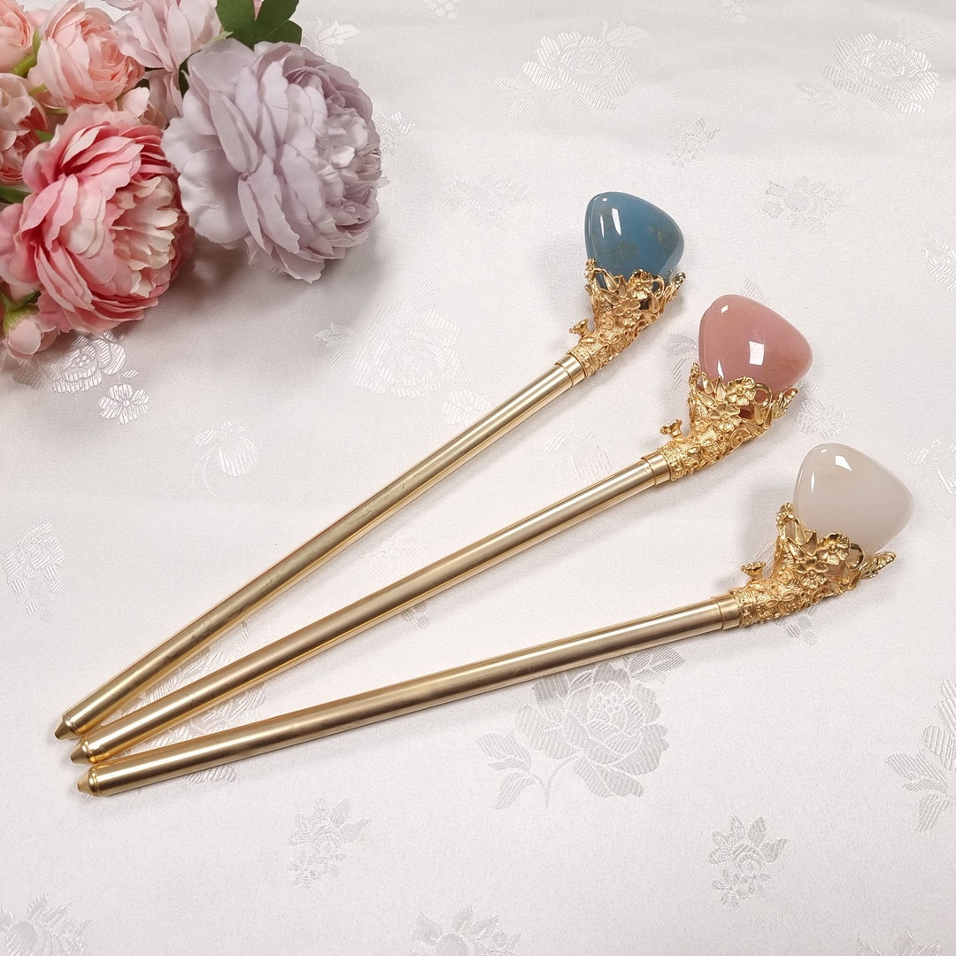 Women Korean Traditional Hair Pin Binyeo Stick Accessory Female Hanbok ...